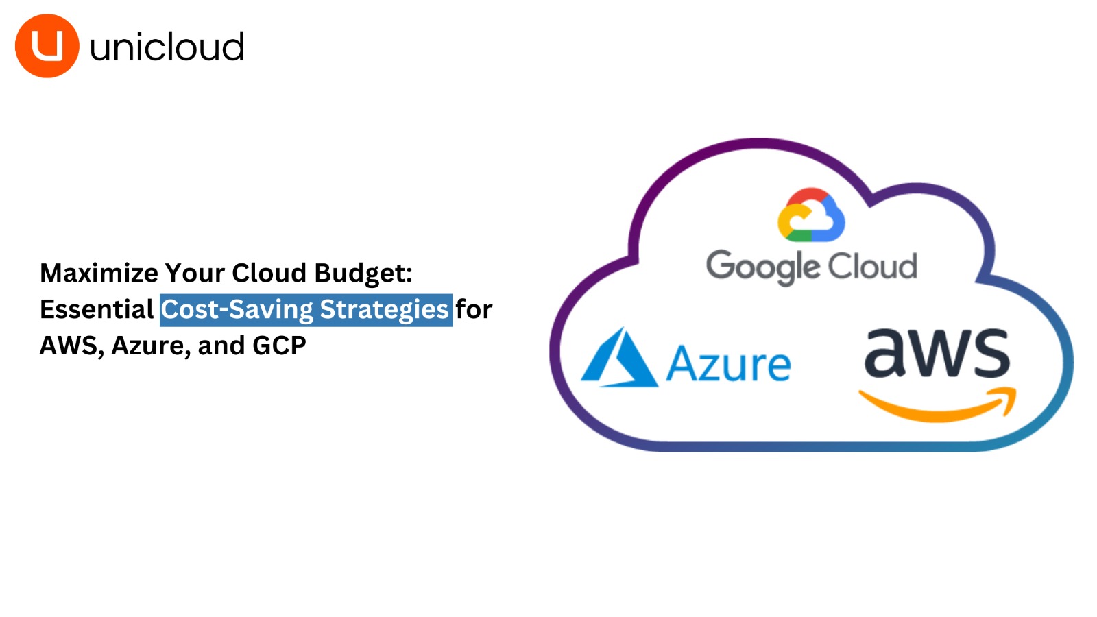 Maximize Your Cloud Budget Essential Cost Saving Strategies For Aws Azure And Gcp Unicloud